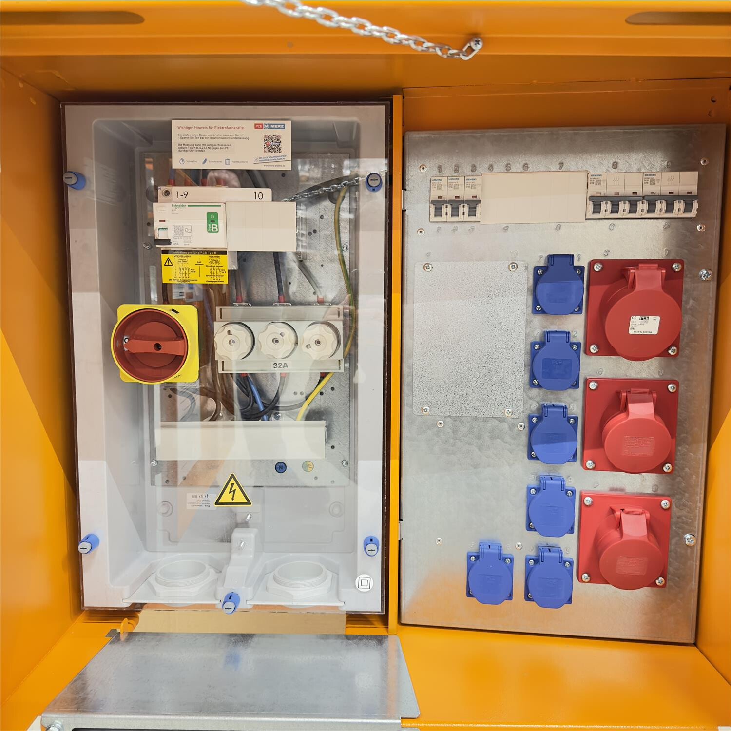 Baustromverteiler Verteilerschrank 24 kVA Merz M-VEV 35/21-6/V1/X, 1. ...